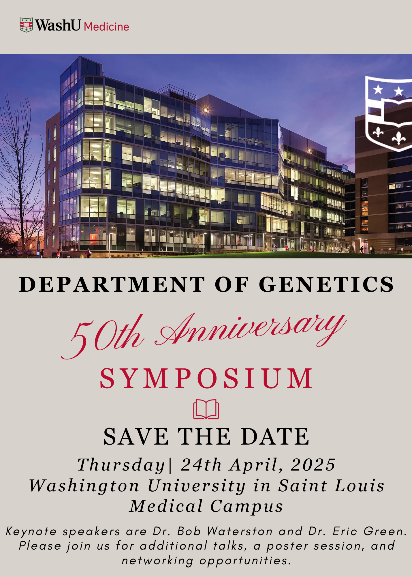 Department of Genetics 50th Anniversary Symposium - Genetics